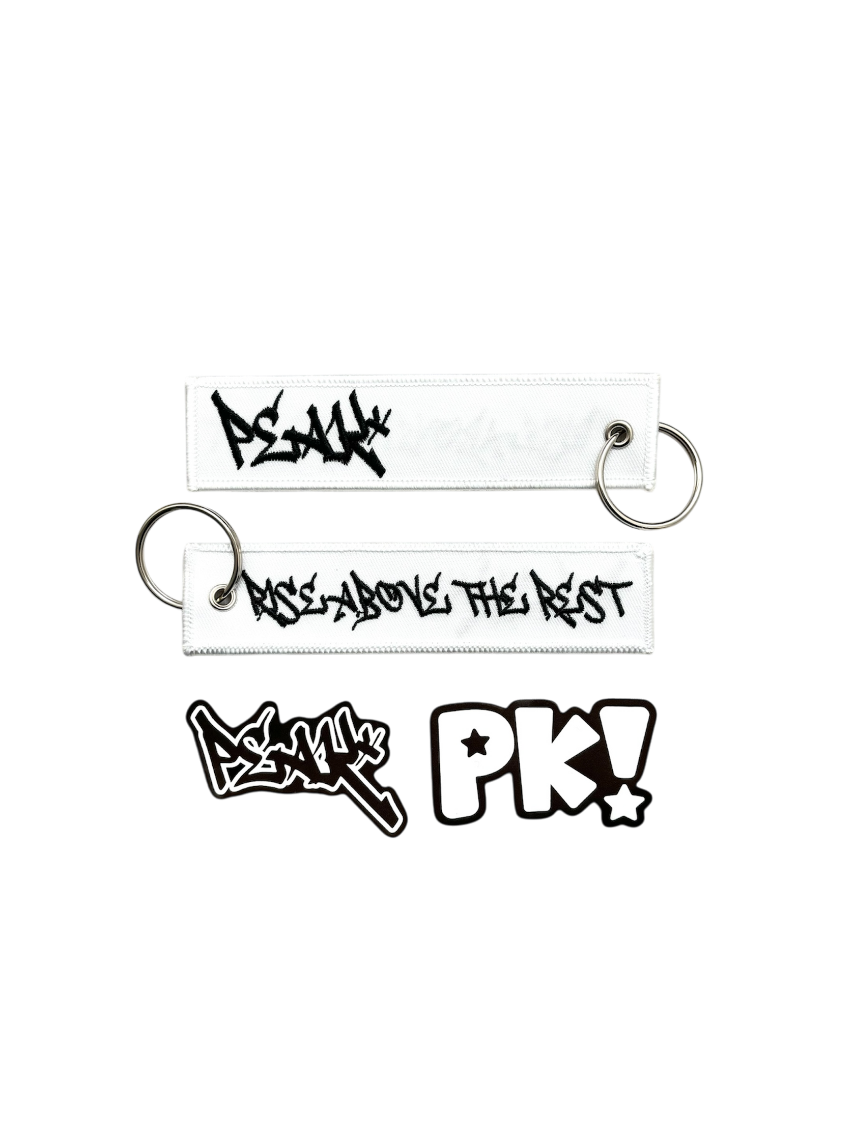 Peak Keychain and Sticker Pack